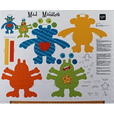 36" X 44" Panel Ellie Mae Stuffable Pig Stuffed Animal Kids Toys Cotton ...