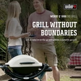 Weber Q 1000 Portable Propane Gas Grill with Stainless Steel Grates ...