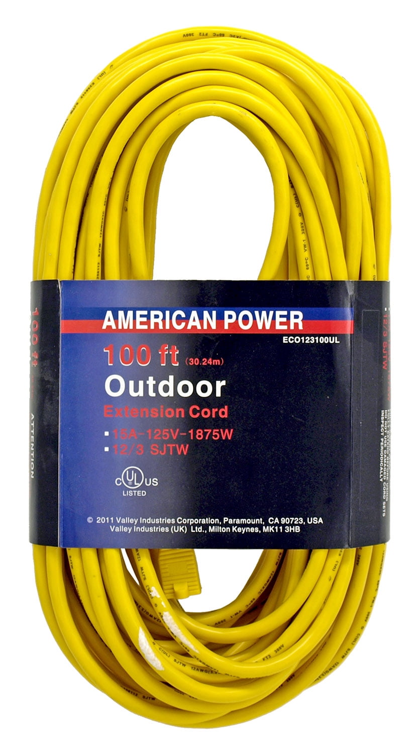 100 Ft Outdoor Extension Cord Walmart