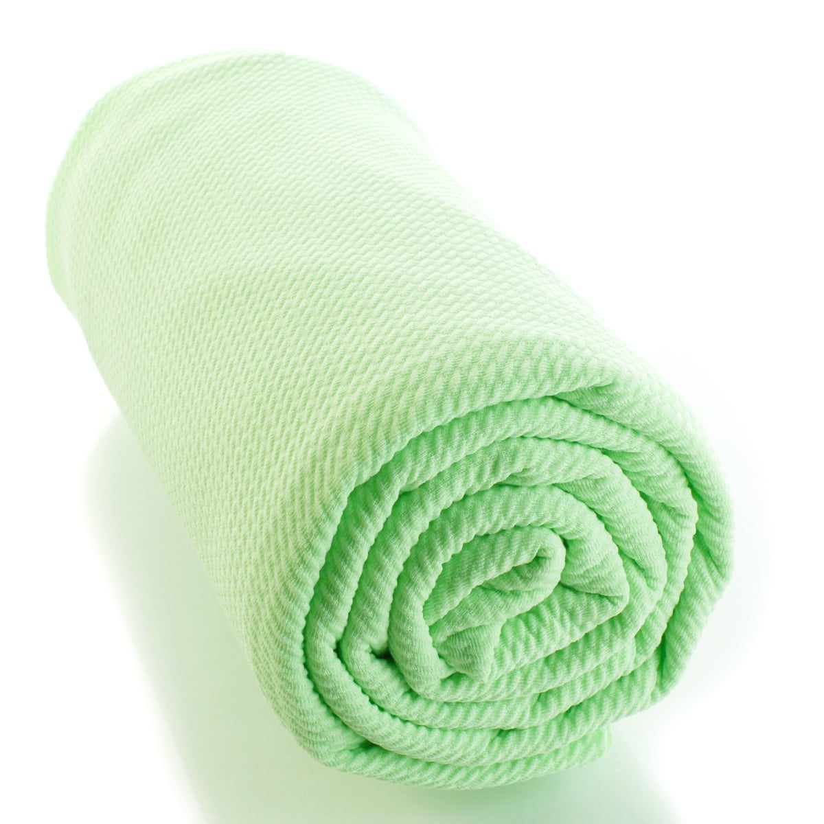 Liverpool Bullet Fabric Textured Knit Jersey 4 Way Stretch - Soft Mint ...