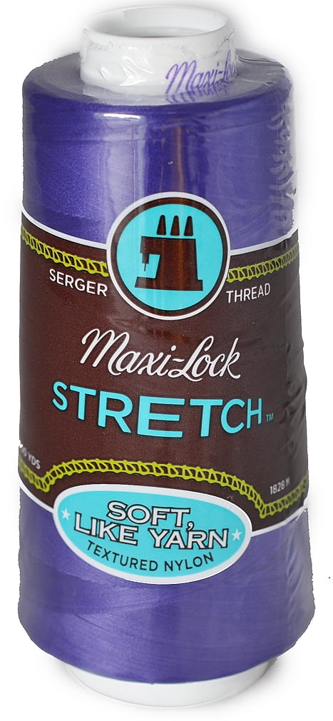 A&E Maxi Lock Stretch Textured Nylon Purple Serger Thread MWN-43399 ...