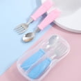 7829 Kids Chopsticks Spoon Fork Set CartoonAn1ma1Tableware For Home And ...