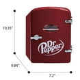 Restored Intertek Dr Pepper Portable Mini Fridge, Burgundy (Refurbished ...