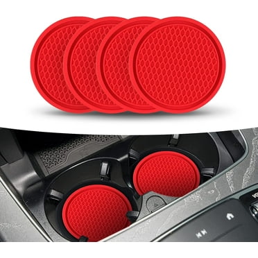 Car Coasters 4 Pack, 2.56" Absorbent Ceramic Coasters for Car ...