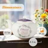 Christian Art Gifts Large Ceramic Cute Inspirational Scripture Teapot ...