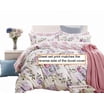 Swanson Beddings Pink Checker 100% Cotton Sheet Set: Fitted Sheet, Flat ...