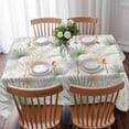 Boho Tropical Palm Table Cloth 52x70in, Waterproof Rectangle Tablecloth ...