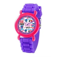 Descendants 2 Evie and Mal Tween Girls' Stainless Steel Watch, Silver ...