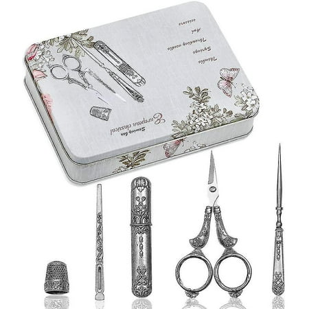 Embroidery Scissors Kit, European Antique Vintage Sewing Kit, Complete ...