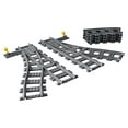 LEGO City Switch Tracks 60238 - 6 Piece Toy Train Track Extension Pack ...