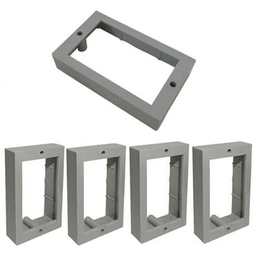 5-Pack 1/2Inch Single Gang Receptacle Outlet Box Extenders - Electrical ...