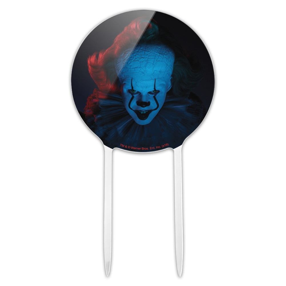 Acrylic IT: Chapter 2 Blue Pennywise Cake Topper Party Decoration for ...