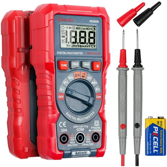 AstroAI Digital Multimeter, Auto-Ranging DMM with Non-Contact Voltage ...