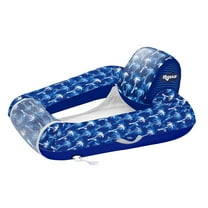Aqua Leisure Adult Unisex Ultra-Cushioned Comfort Blue Pool Lounge ...