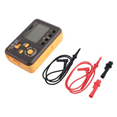Meter,VC60B LCD Digital Insulation Meg Ohm Meter Insulation Tester ...