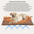 Self-Warming Pet Bed Pad, Thermal Mat That Reflects Body Heat, Soft ...