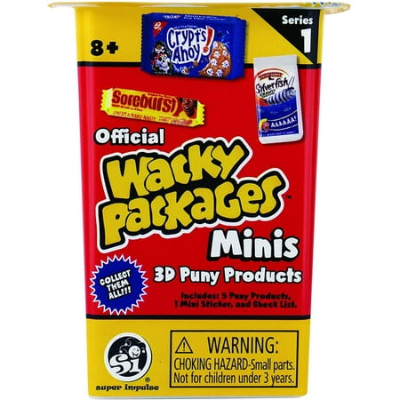 Wacky Packages Minis Series 1 Blind Box | 5 Random Pieces | Walmart Canada