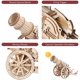 ROKR 3D Wooden Puzzle 158 Pieces Diy Model Toys Medieval Wheeled Cannon ...