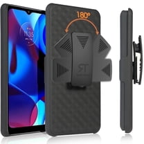 For Motorola Moto G Stylus 5G (2022) Shell Holster - Black (2 Pack ...