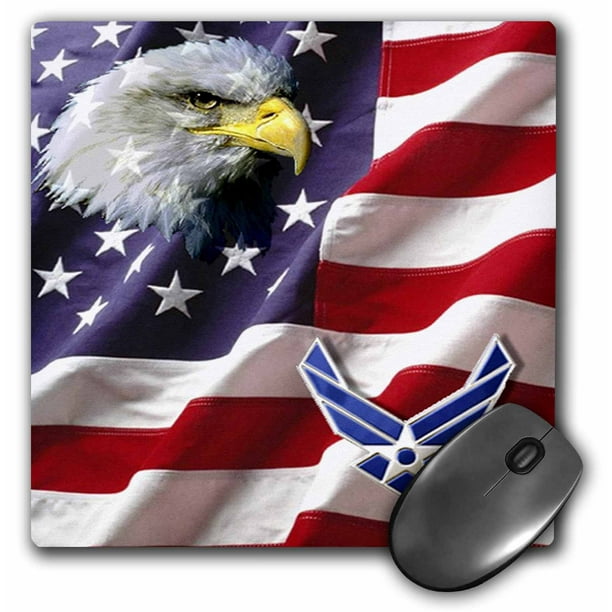 3dRose USAF Airforce, Mouse Pad, 8 by 8 inches - Walmart.com