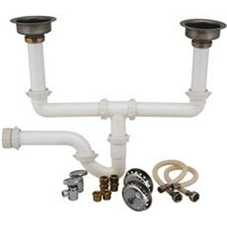 Garbage Disposal Installation Kit Double Bowl - Walmart.com