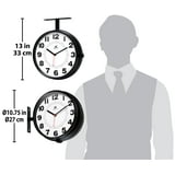 Infinity Instruments Hallway Wall Clock - Walmart.com