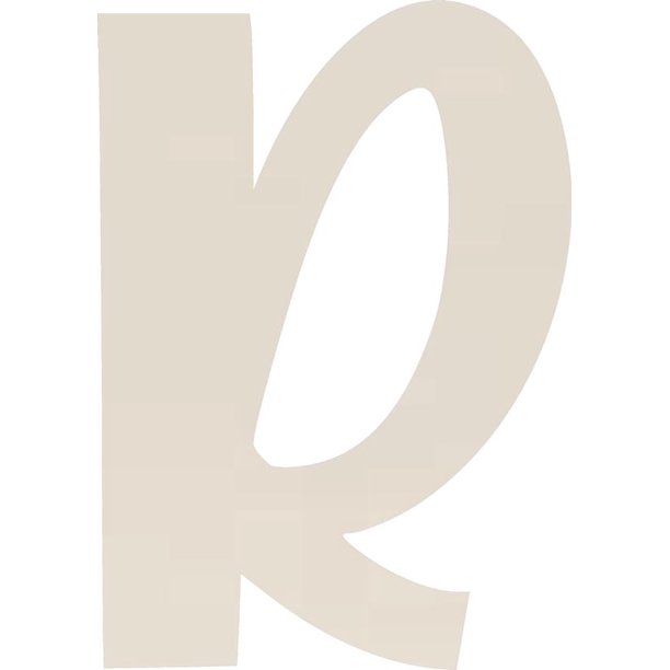 Acrylic Letter R Blank Craft, 10'' Tall White Custom Wedding Reception Signage, DIY - Walmart.com