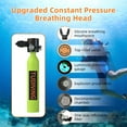 TUDIVING Mini Scuba Tank with Snorkel Mask, 0.5L Inflatable Diving Tank ...