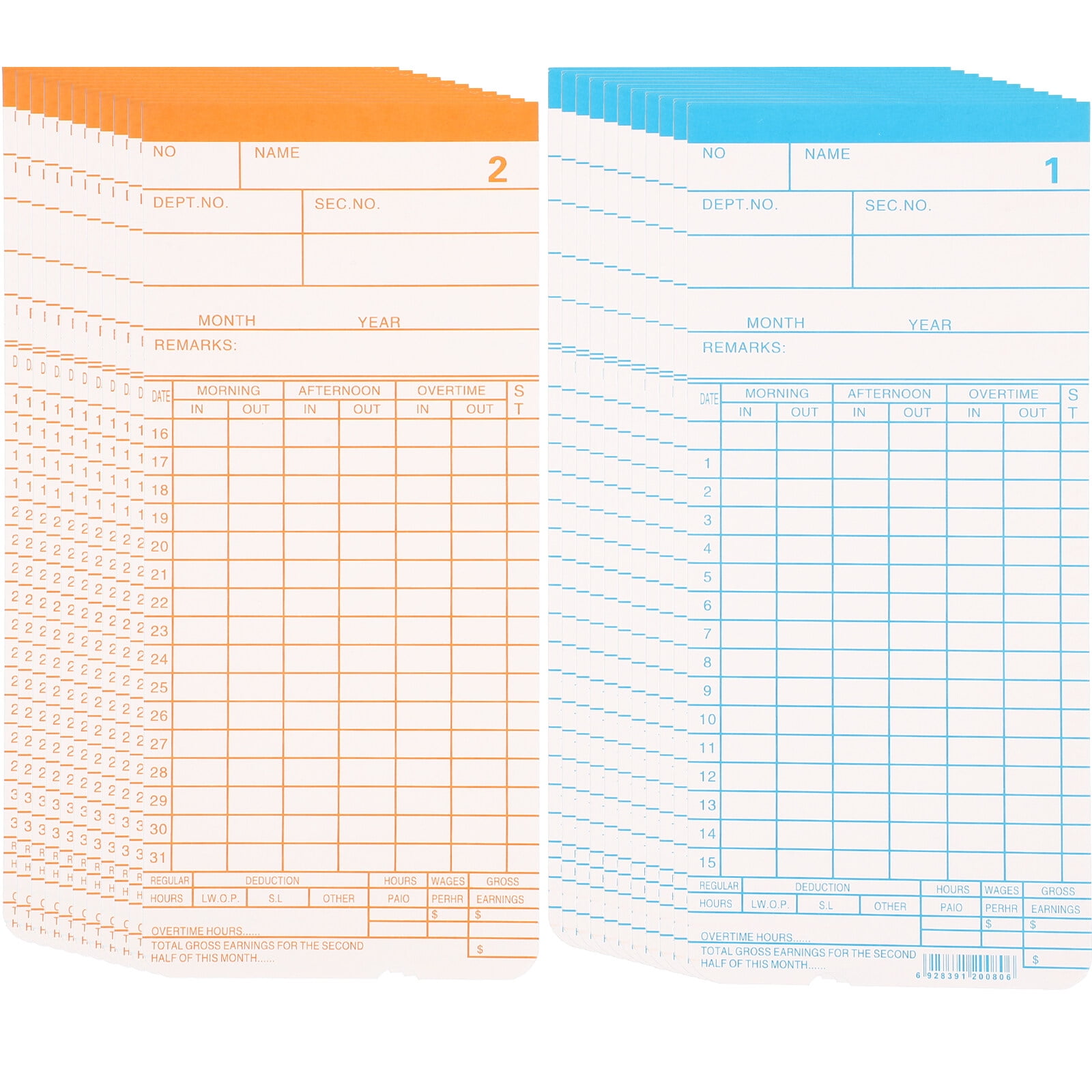 1 juego de tarjetas de tiempo en inglés, tarjetas de tiempo de doble ...