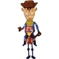 32-Inch LED Pre-Lit Misfit Cowboy on Ostrich Holiday Yard Decoration ...