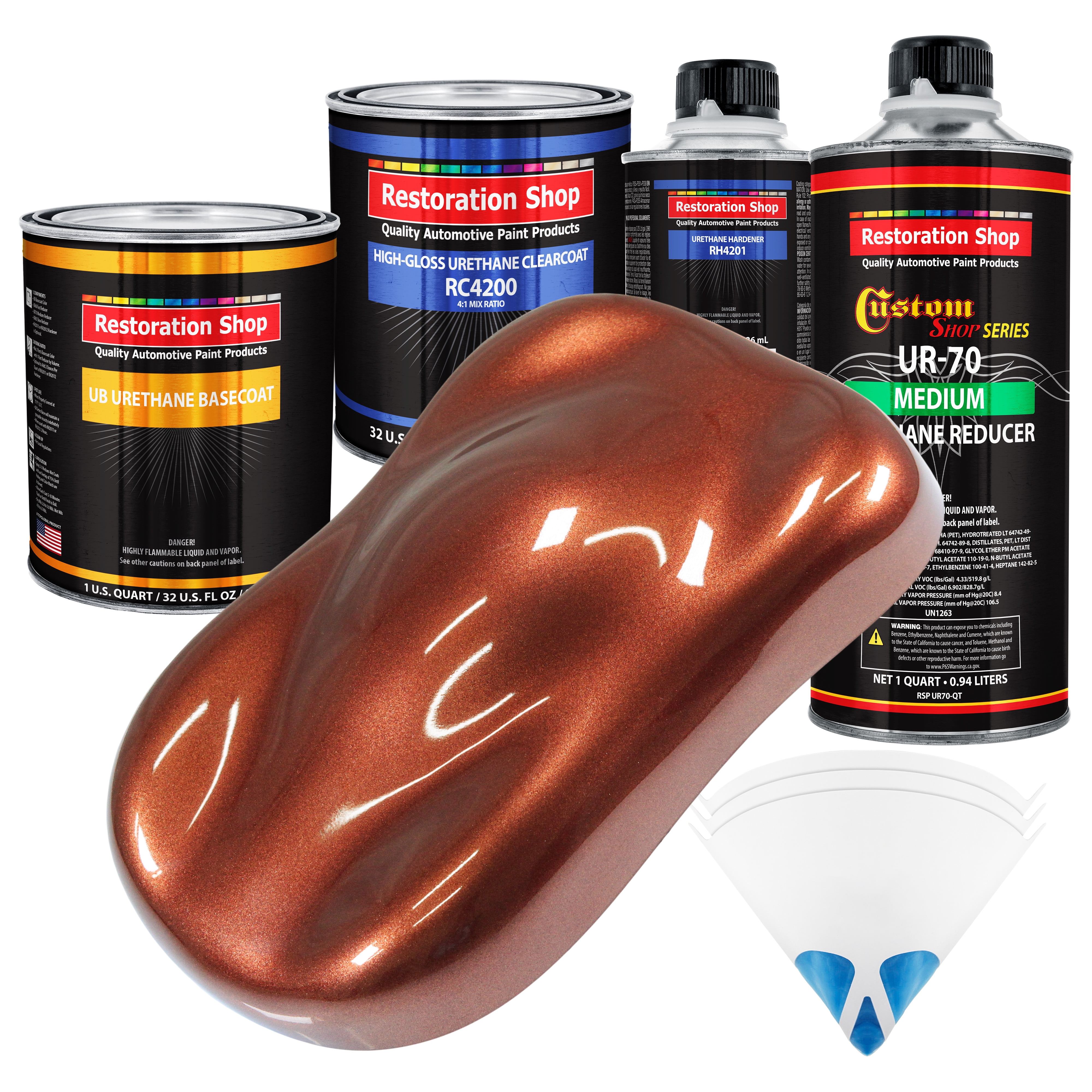 Whole Earth Brown Firemist Quart URETHANE BASECOAT CLEARCOAT Car Auto ...