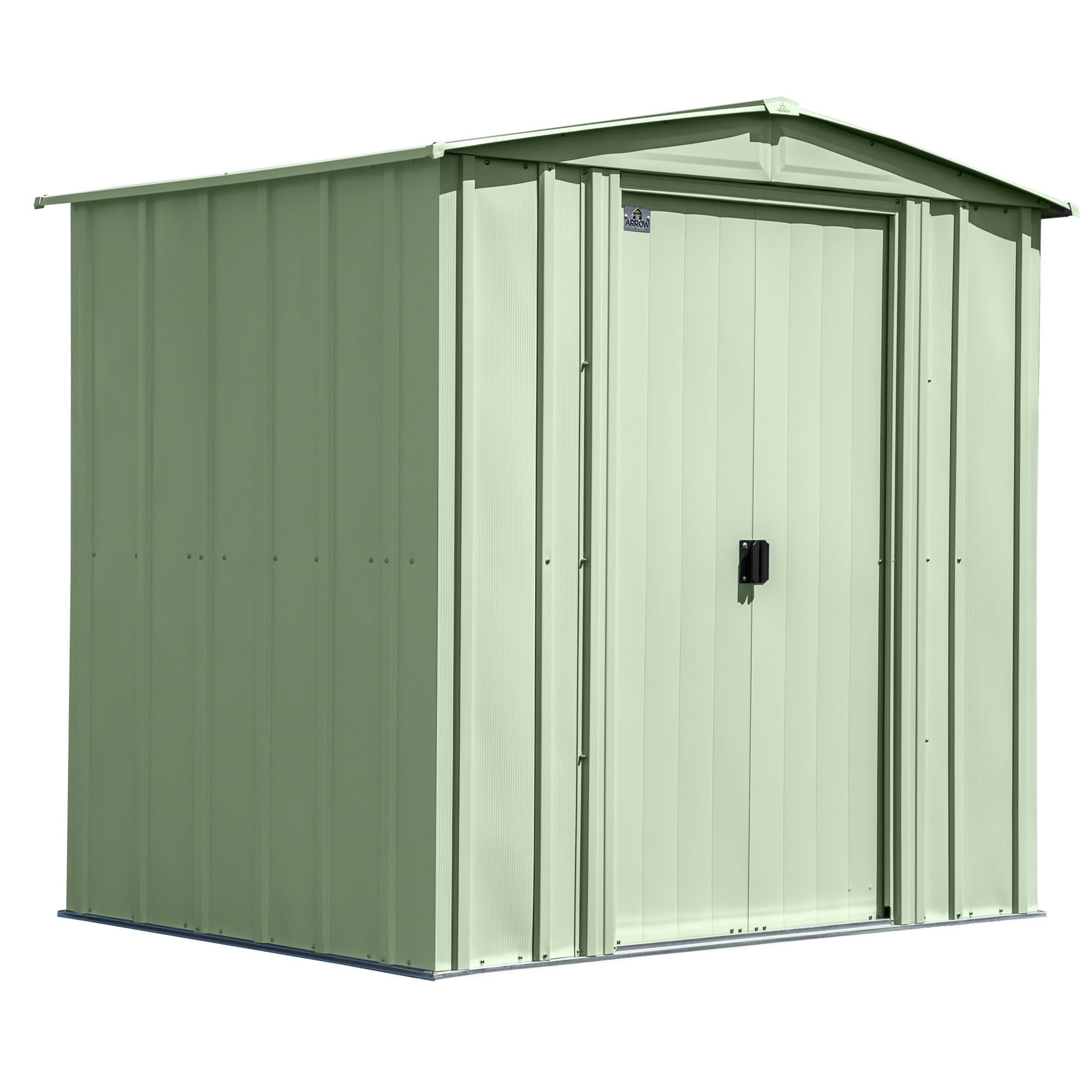 Click here for Arrow 5 X 6 X 6 Ft Green Shed 8 Ft prices