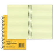 Single-Subject Wirebound Notebooks 1 Subject, Narrow Rule, Brown Cover ...