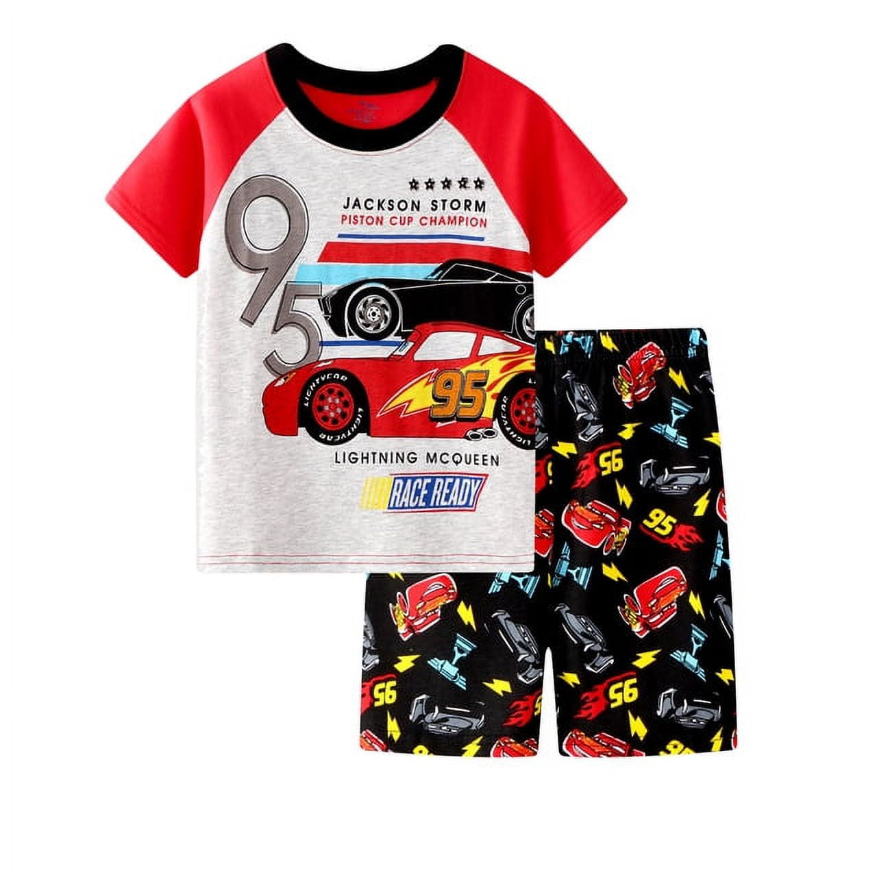 Click here for Lnyulong Summer Boys Girls Pajamas Sets Cars Carto... prices