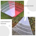 BESTYASH Rakes For Gardening Heavy Duty Rake Plastic Flat With Fine ...
