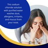 Equate Nasal Spray Premium Saline Liquid Mist for nasal Congestion - 3 ...