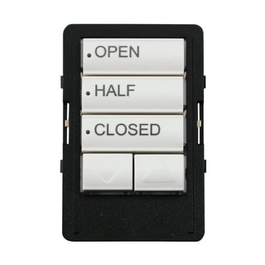 Lutron QSWS2B-6BRLI-WH-NST White Grafik Eye QS 6 Button Engraved Wall ...