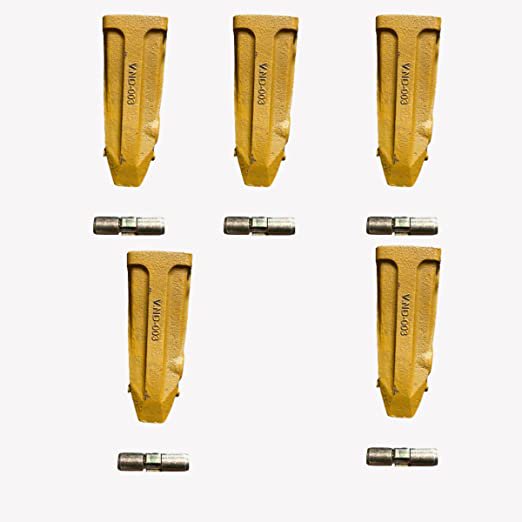 5PCS 205-70-19570 ROCK TEETH,09244-02496 PIN FIT KOMATSU PC200 PC220 ...