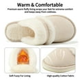 Ecetana Cozy Slippers for Women Indoor and Outdoor Fuzzy House Shoes with Memory Foam - Walmart.com