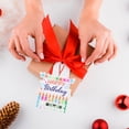 Acrylic Money Holder Card with Ribbon for Gift Box Christmas Tree ...