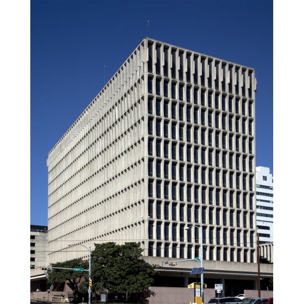 Print: Exterior View, J.J. Pickle Federal Building Located In Downtown ...