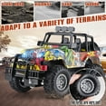 NETNEW RC Jeep Cars Toys for Boys 3-6 Years, All Terrain, Lights ...