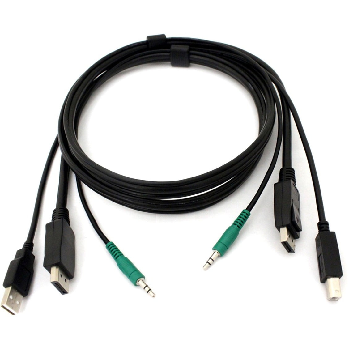 Black Box HDMI KVM Cable USB A B 3 5mm Audio 6 ft 1 8 m SKVMCBLHDMI06 Black Box HDMI KVM Cable USB A B 3 5mm Audio 6 ft 1 8 m SKVMCBLHDMI06