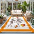 Area Rug 3x5ft, Hello Autumn Maple Leaves Washable Rugs for Living Room ...