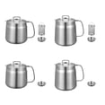 Efficient 304 Steel Oil Filtration Built-In Fine Mesh Strainer & Handle ...