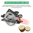 Power Circular Saws with Laser Guide, 5500RPM Compact Circular Saw with ...