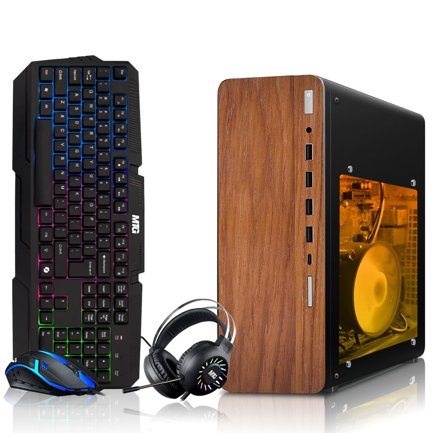 Restored HP Full Dark Gaming PC Desktop Computer – AMD Pro A10-9700,RX ...