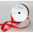 Offray Ribbon Red Polyester Ribbon, 3.12 inches x 0.62 inches ...