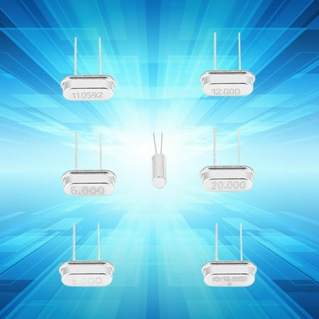 FLAMEEN Electronic Component,35PCS 7 7 Values Crystal Oscillator Kit 32.768K 6M 8M 11.0592M 12M ...