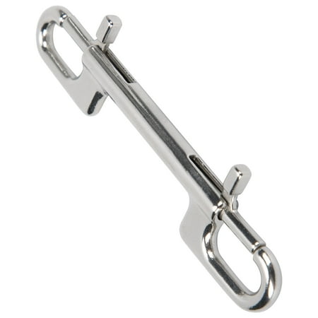 Tbest 122mm Stainless Steel Diving Double Ended Snap Clips Double Eye ...